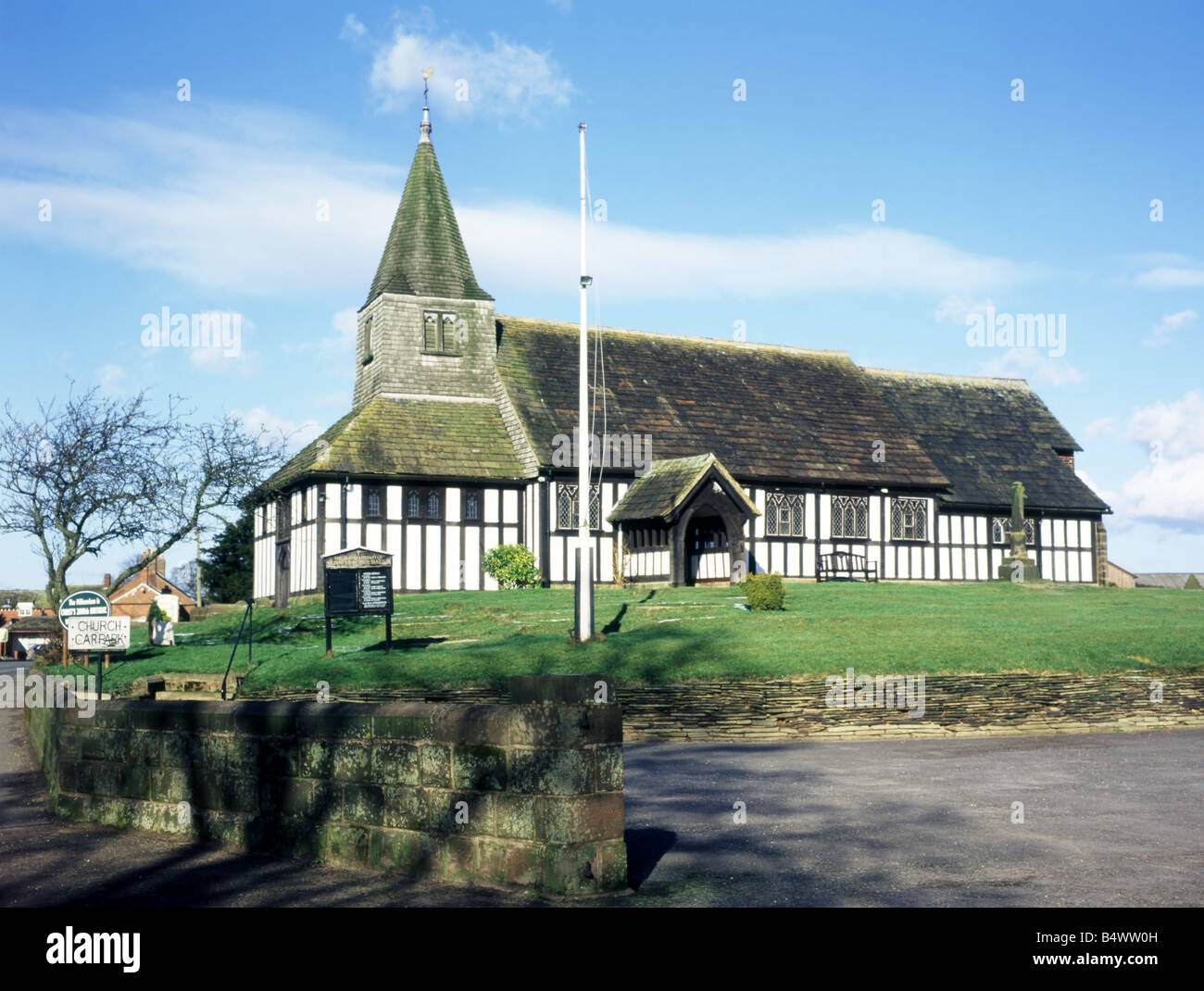 Church of St James in Marton near Congleton UK Stock Photo - Alamy