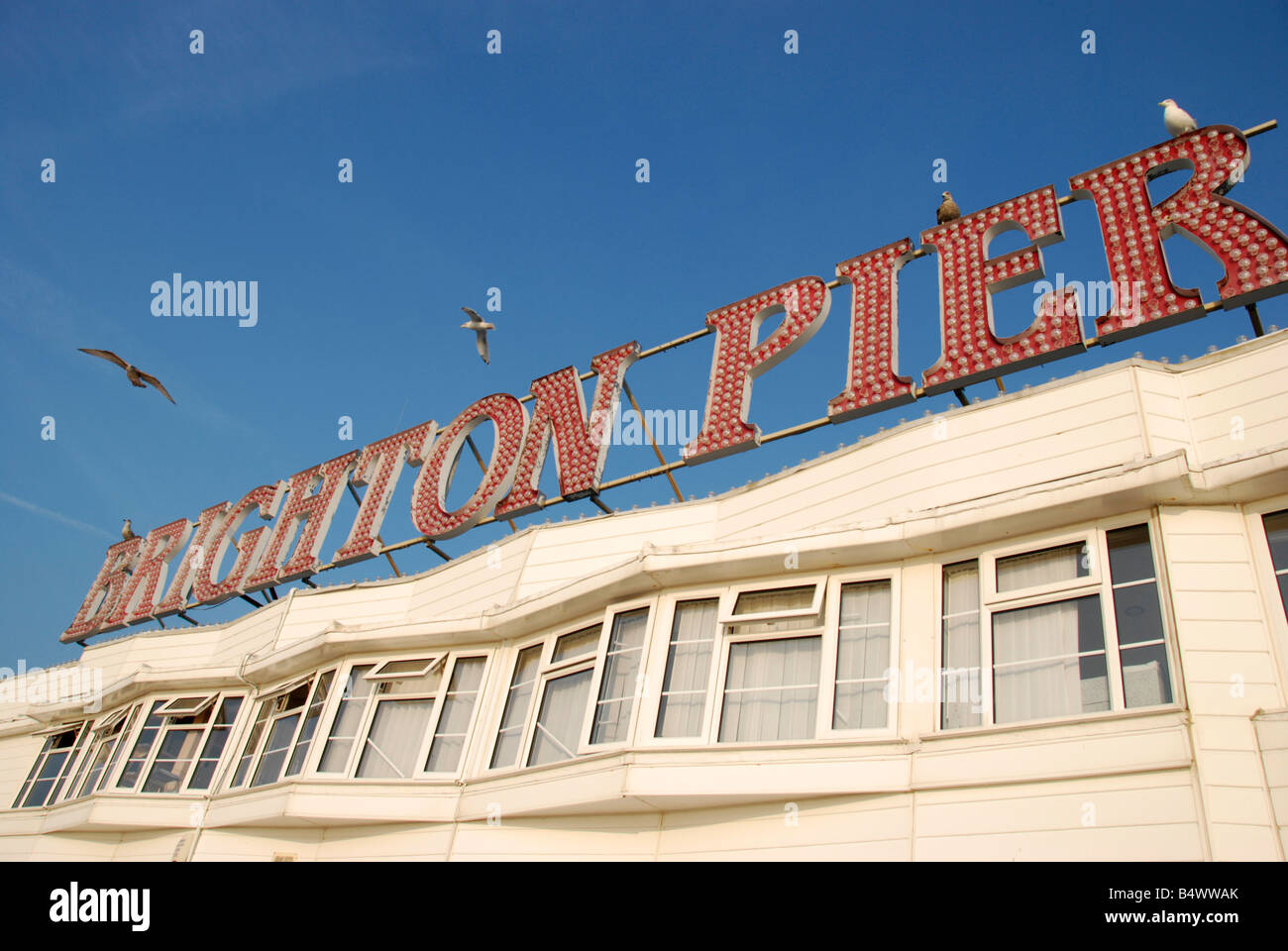Close up of sign on Brighton Pier East Sussex England Stock Photo - Alamy