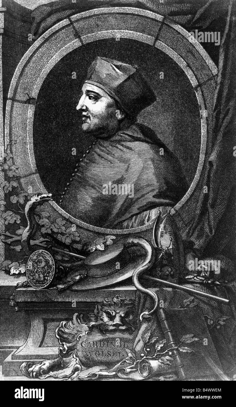 Thomas cardinal wolsey Black and White Stock Photos & Images - Alamy