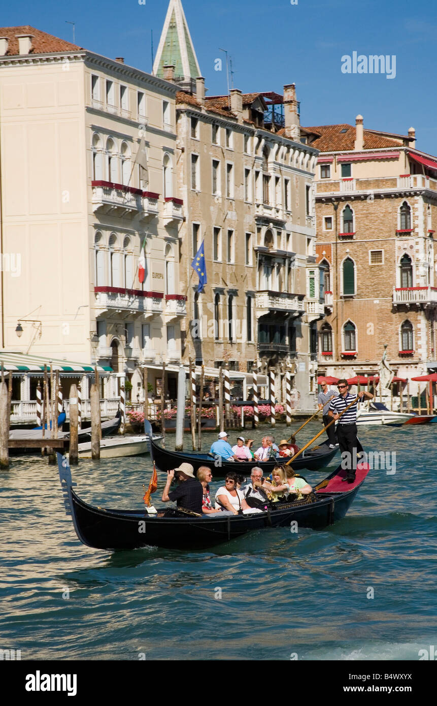 Gondolas Riding On Canal High Resolution Stock Photography and Images ...