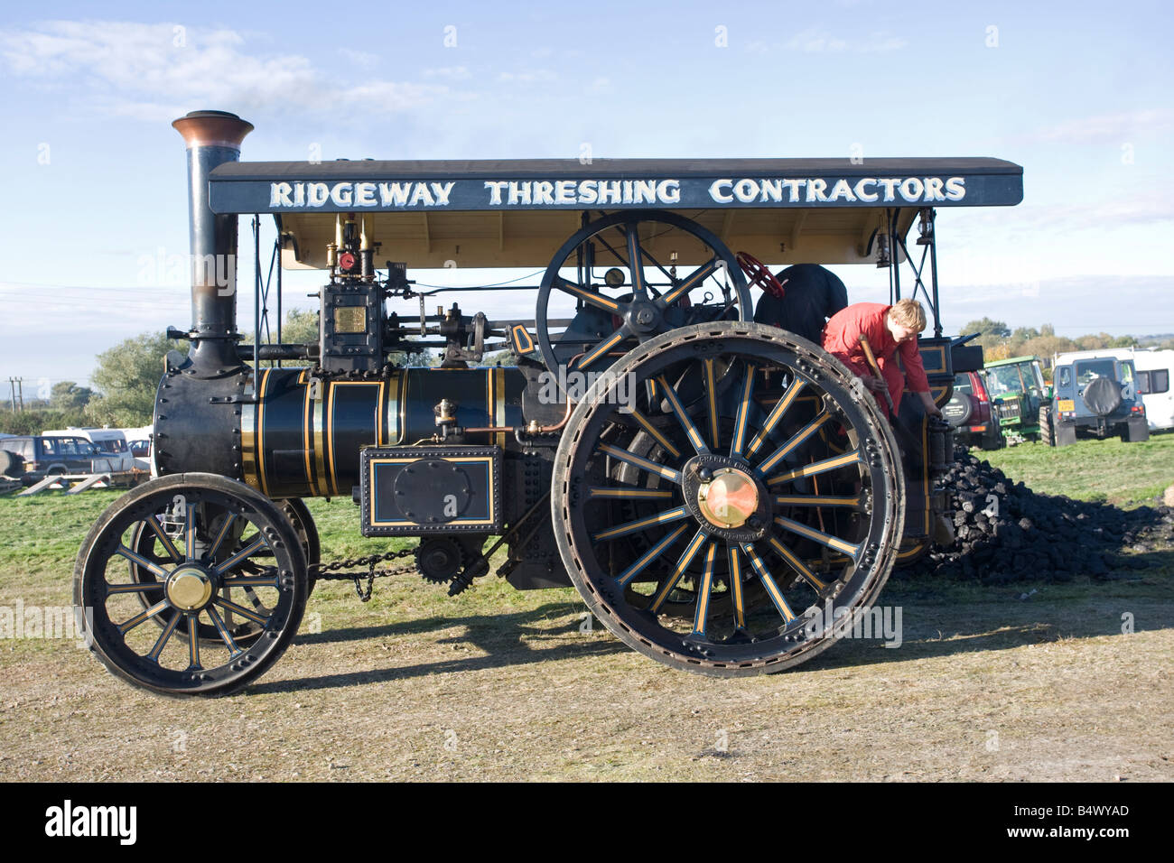 Ridgeway Threshing Contractors Burrell traction engine Steam Engine ...