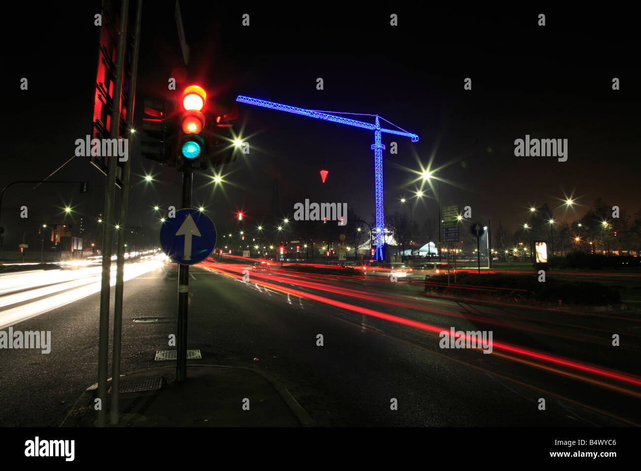 Night at the crossroads hi-res stock photography and images - Alamy