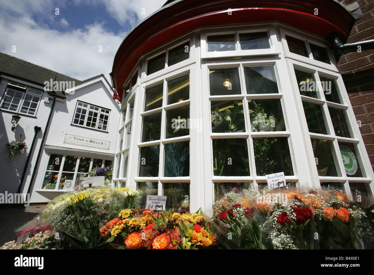 City of Lichfield, England. Florist and other shops in Lichfield’s ...
