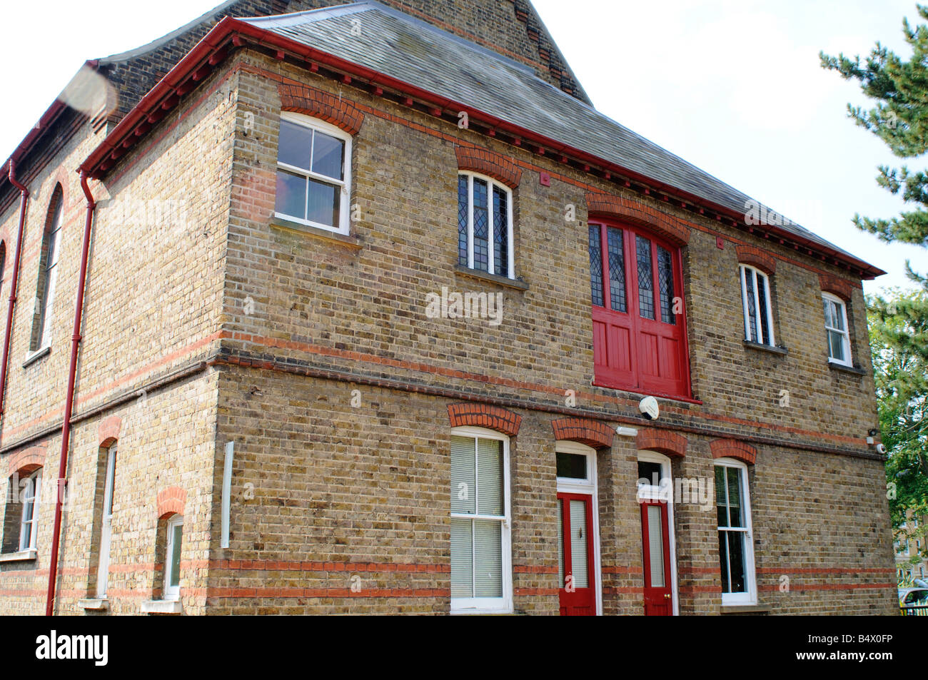 Back stage door of the Normansfield Hospital Theatre Hampton Wick ...