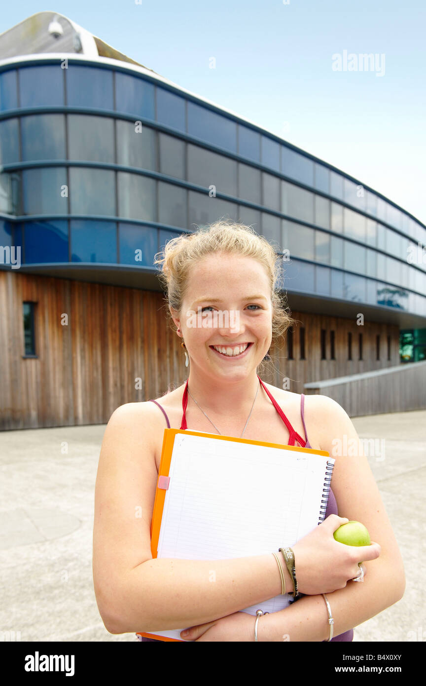 Portrait of a young student Stock Photo - Alamy
