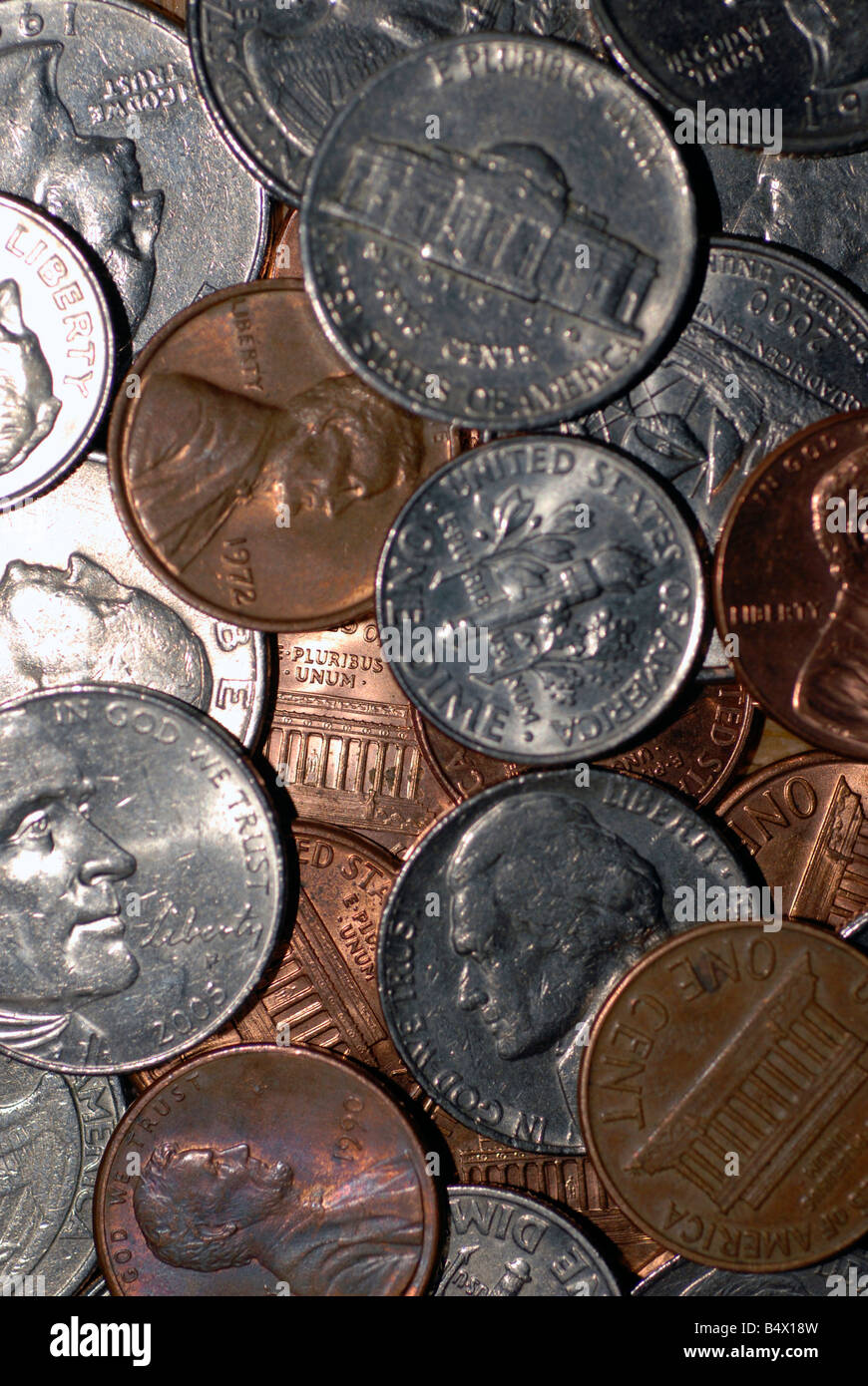 coins usa currency Stock Photo - Alamy