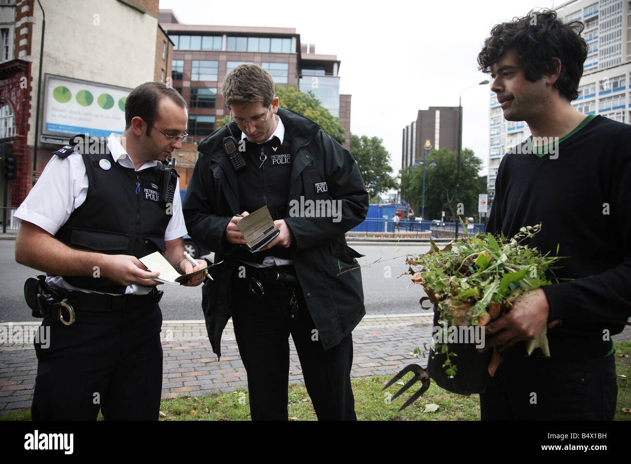 Police stop and search and ask for name and address at Elephant and ...