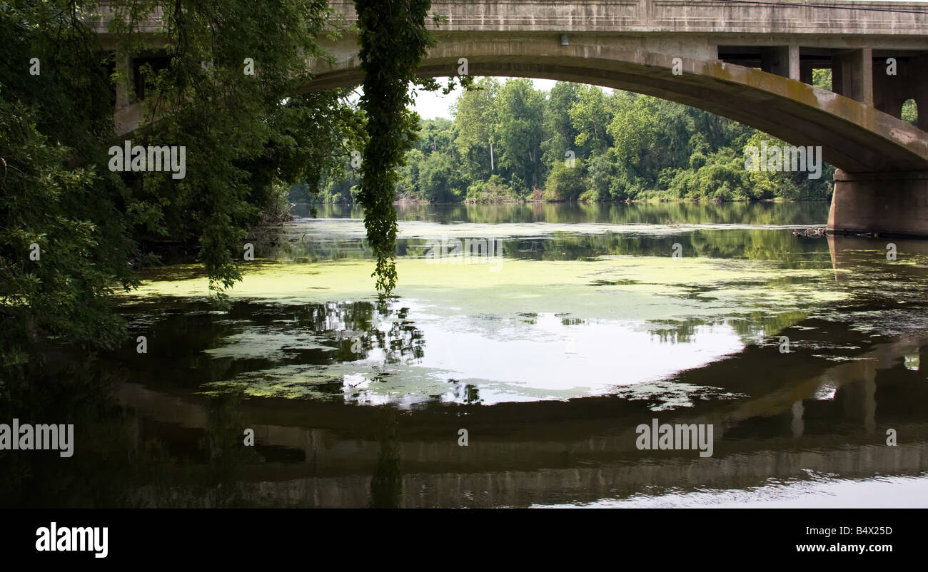 Bridge over the river Stock Photo - Alamy