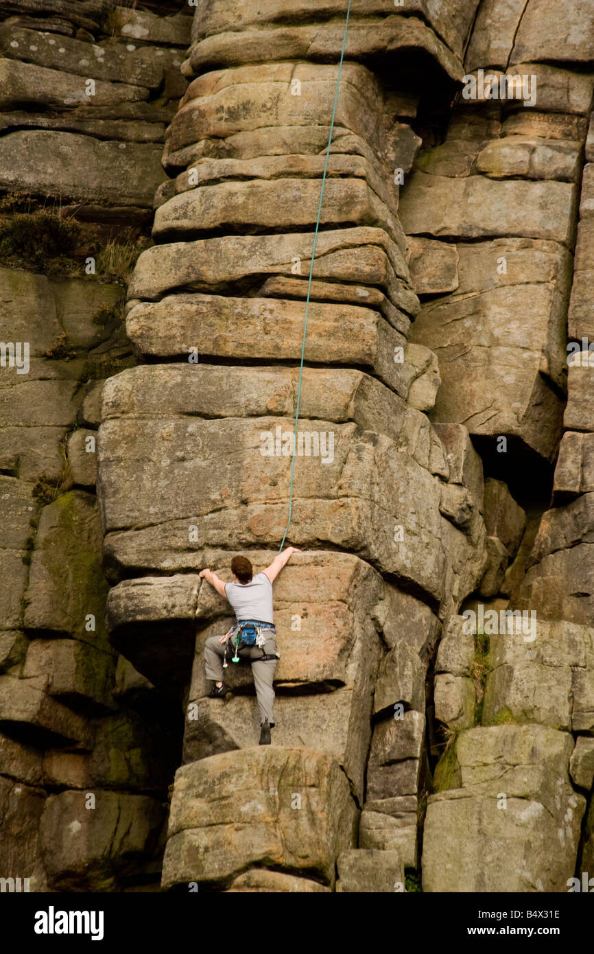 Climber crevice hi-res stock photography and images - Alamy