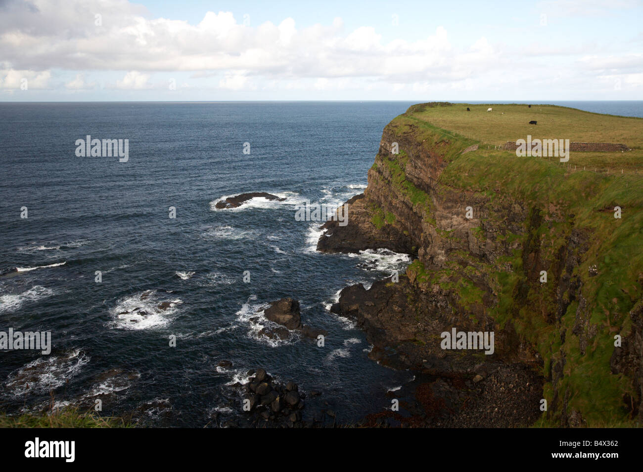 cliffs on the north antrim causeway coastal route county antrim ...