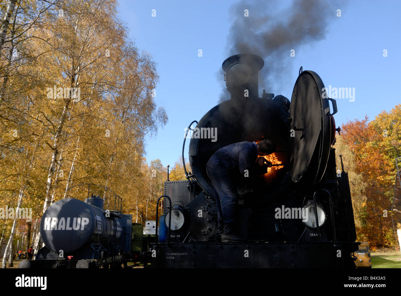 Inside of an old steam locomotive hi-res stock photography and images ...
