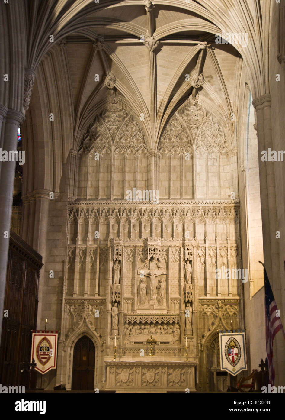 Interior of the Washington National Cathedral in Washington, DC Stock ...