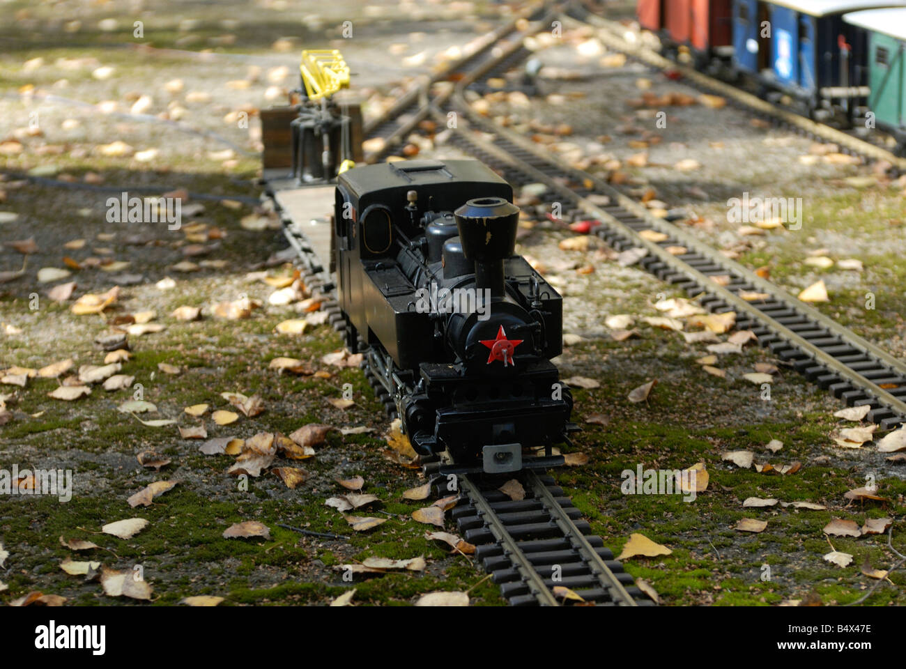 Steam Locomotive tank engine railway model Stock Photo - Alamy