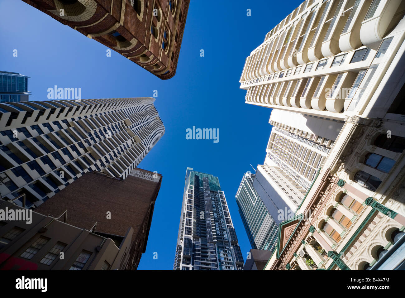 Sydney. Corner of Liverpool and Kent Streets in the Spanish Quarter ...