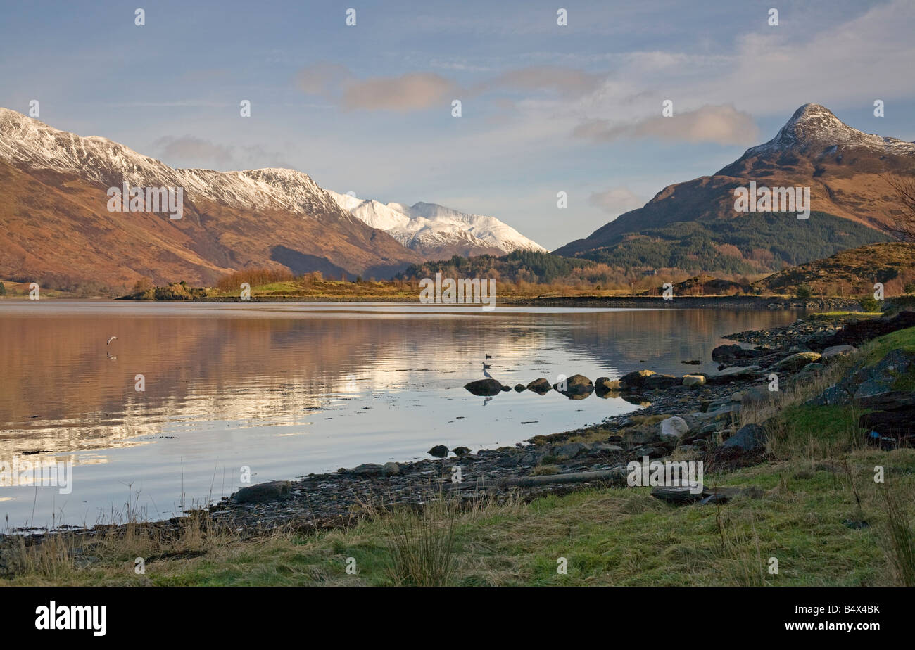 Loch Leven and the Pap of Glencoe Stock Photo - Alamy