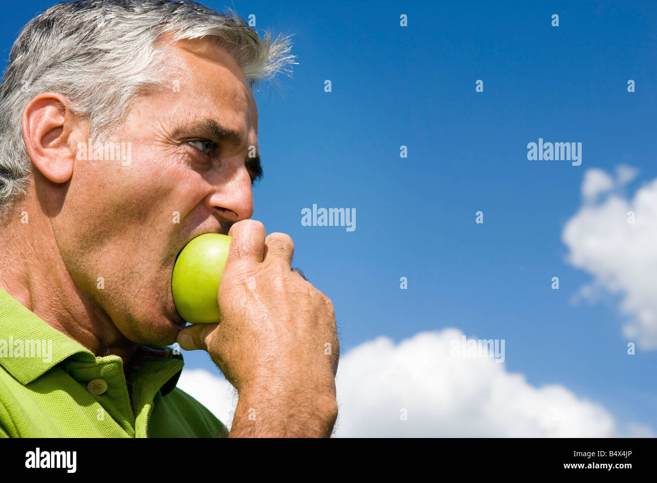 Apple Head Man High Resolution Stock Photography and Images - Alamy