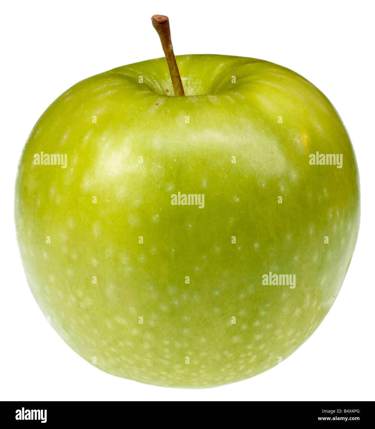 SINGLE GREEN APPLE Stock Photo - Alamy