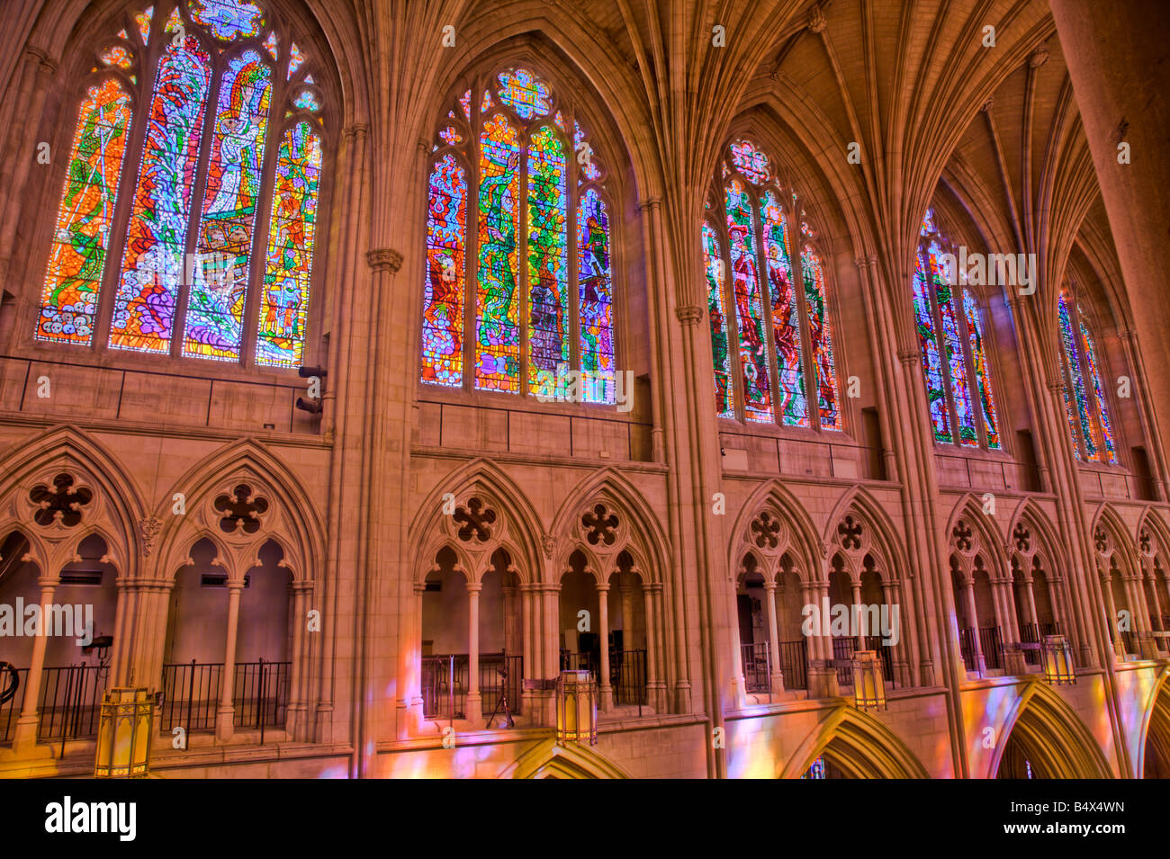 Dynamic stained glass window hi-res stock photography and images - Alamy