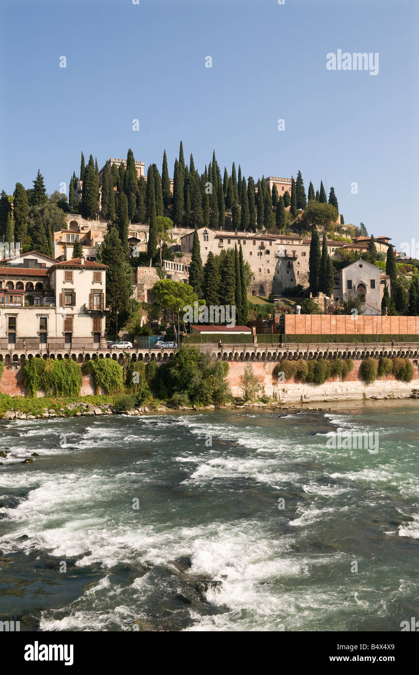 river adige, verona, italy Stock Photo - Alamy