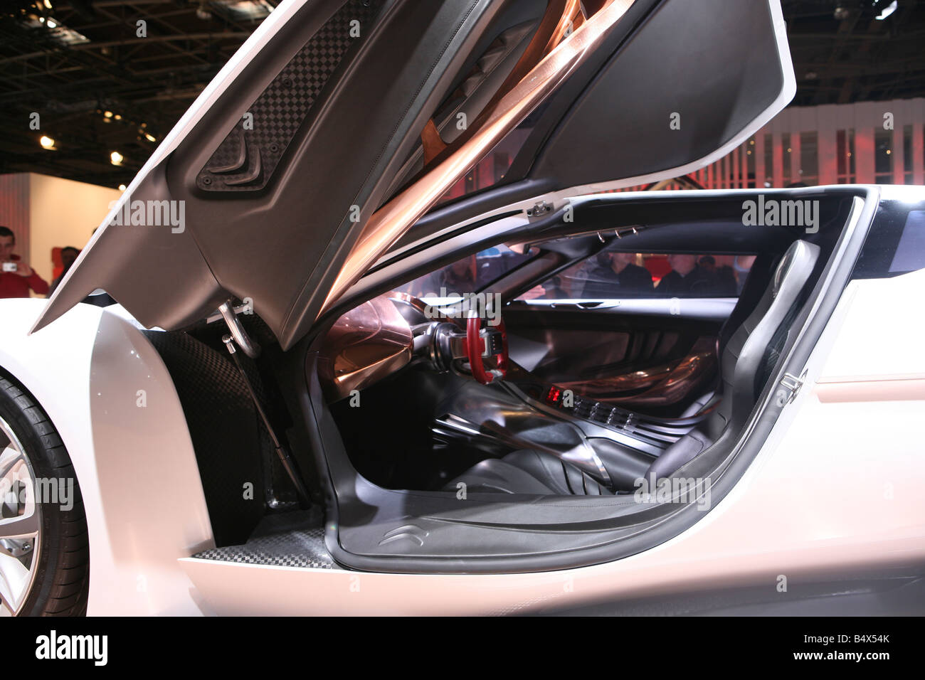 Interior of Citroen concept car 2008 Paris motor show Stock Photo - Alamy