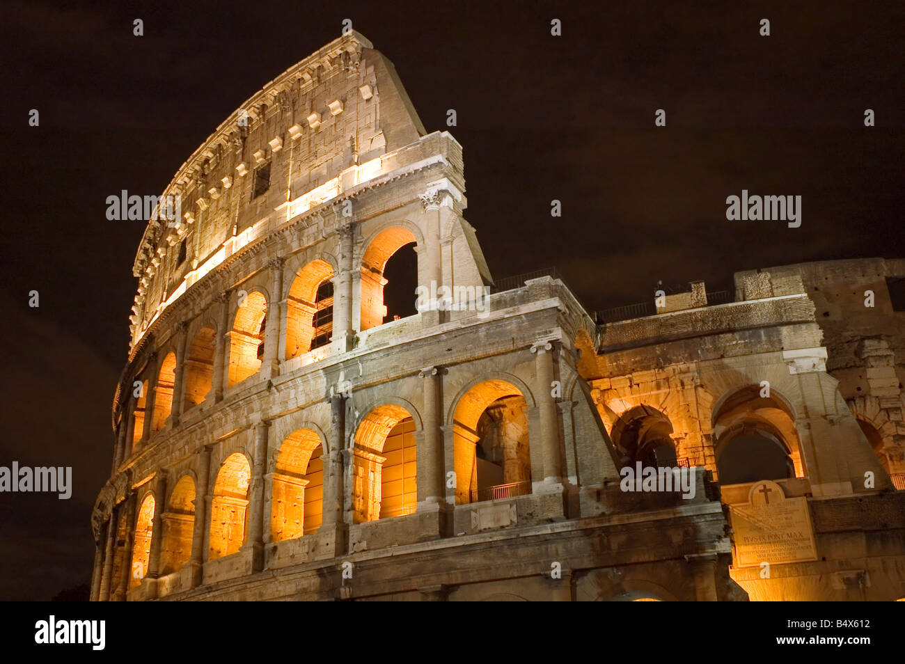 Italy Older amphitheater Coliseum in Rome Stock Photo - Alamy