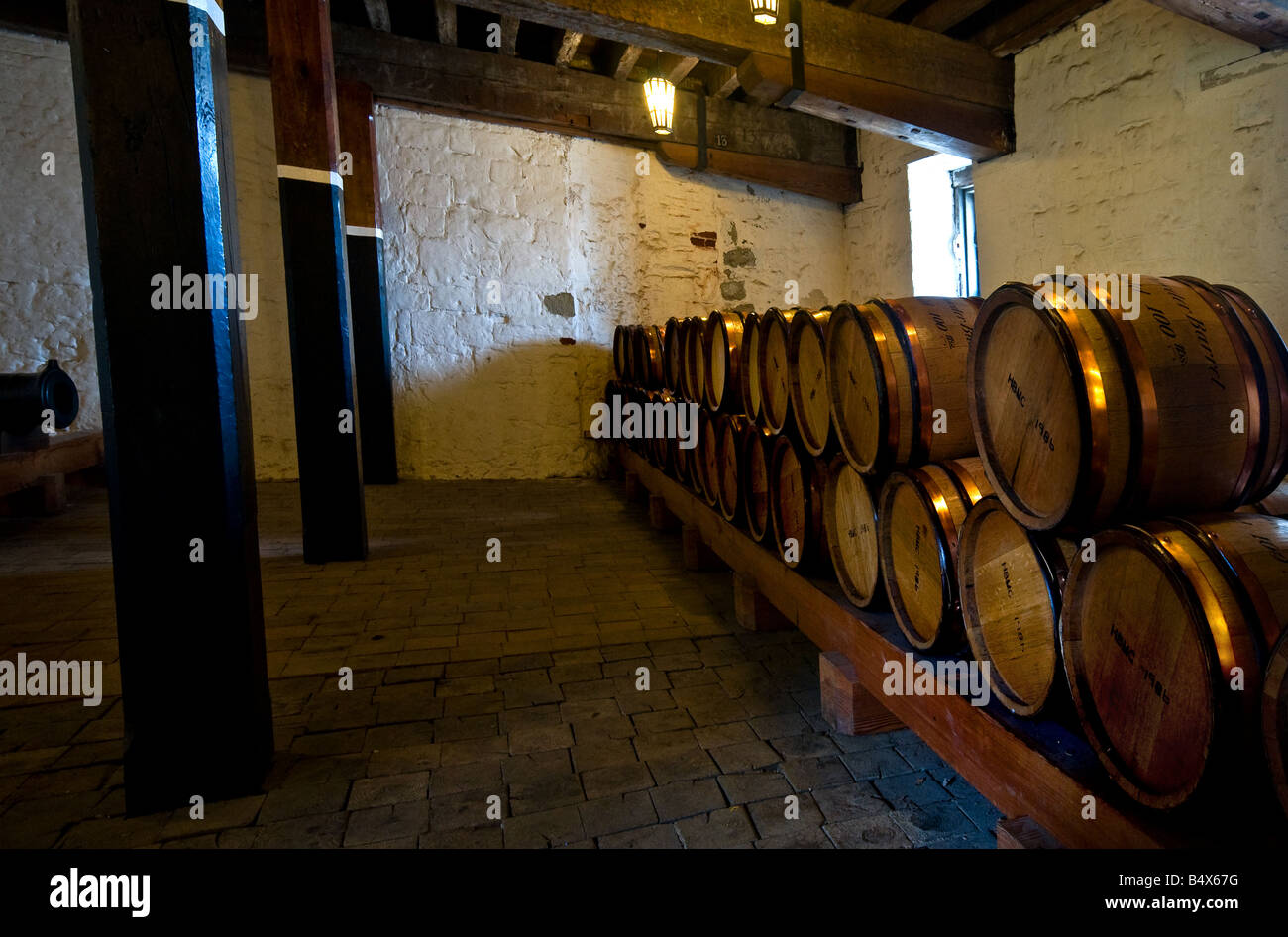 Barrels of gunpowder in Upnor Castle in Kent Stock Photo - Alamy