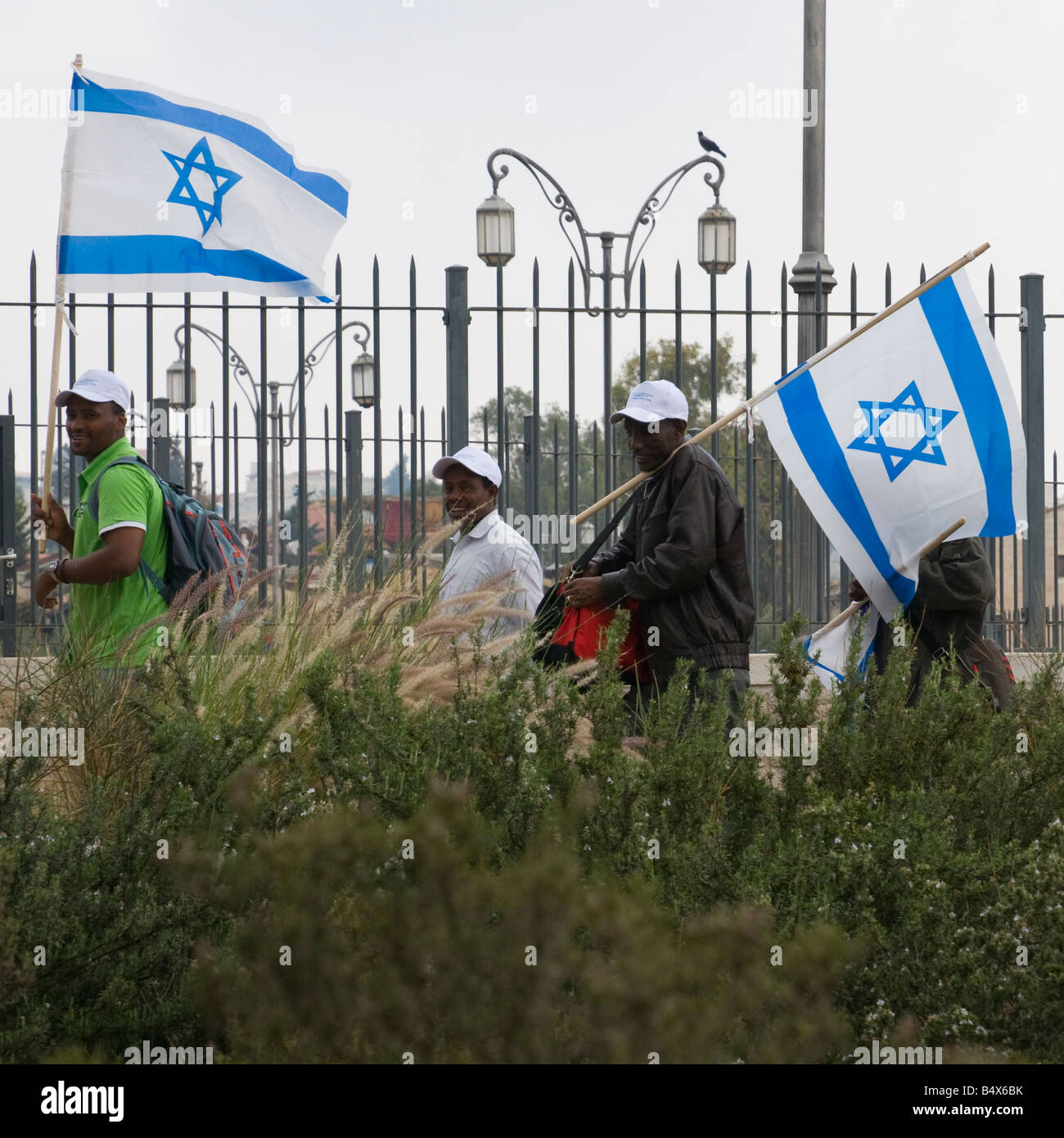 Israel Jerusalem Yemin Moshe neighbourhood traditional yearly Jerusalem ...