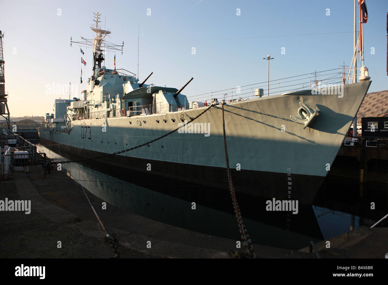 HMS Cavalier at The Historic Dockyard in Chatham, Kent Stock Photo - Alamy