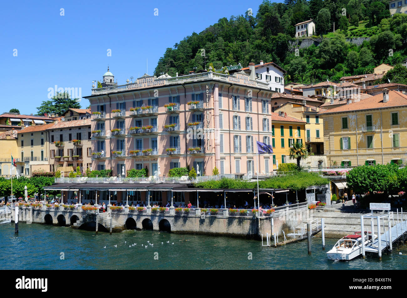 The lovely Town of Bellagio on Lake Como in Lombardy, Northern Italy, Europe Stock Photo - Alamy
