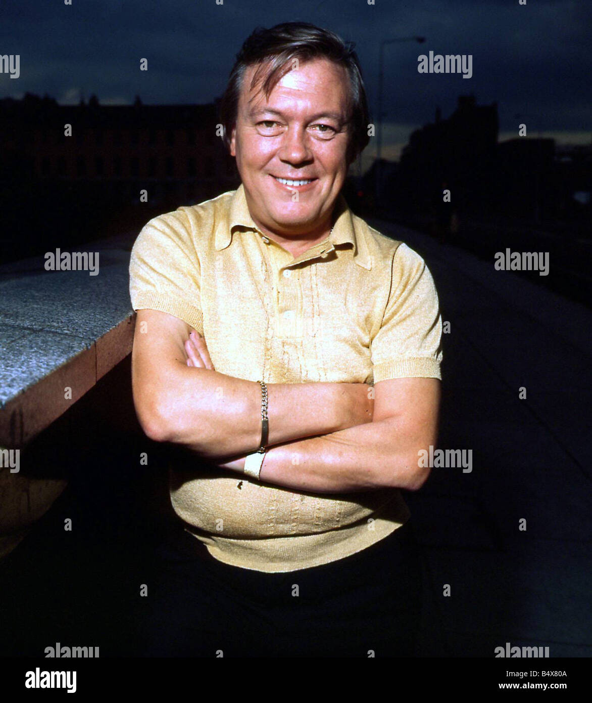 Matt Monro British pop singer July 1972 Stock Photo - Alamy