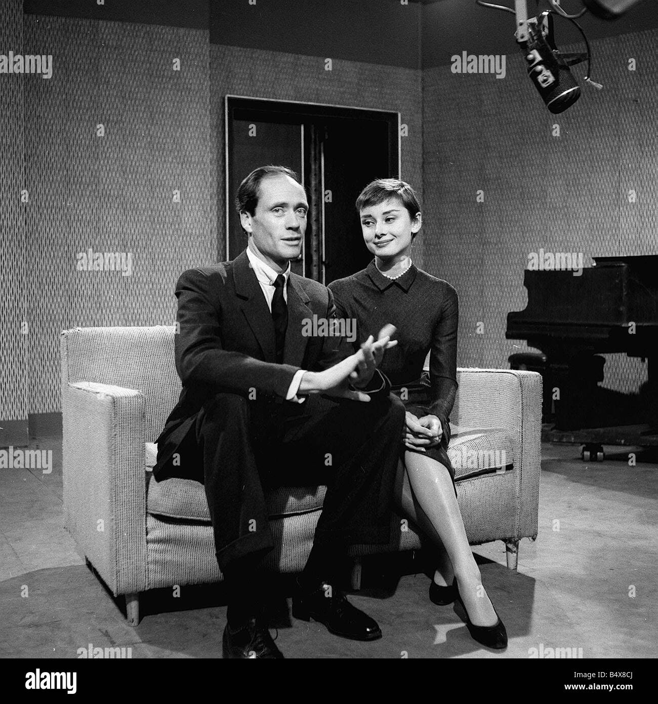 Audrey Hepburn 1955 and Mel Terres Stock Photo - Alamy