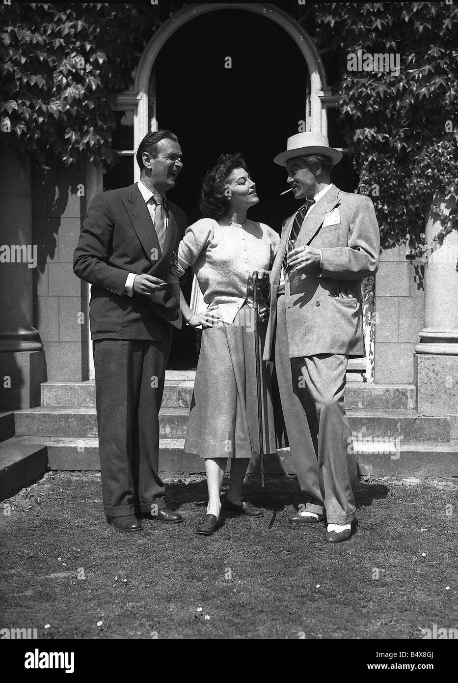 Ava Gardner and Nigel Patrick at Pinewood Studios where they have been ...