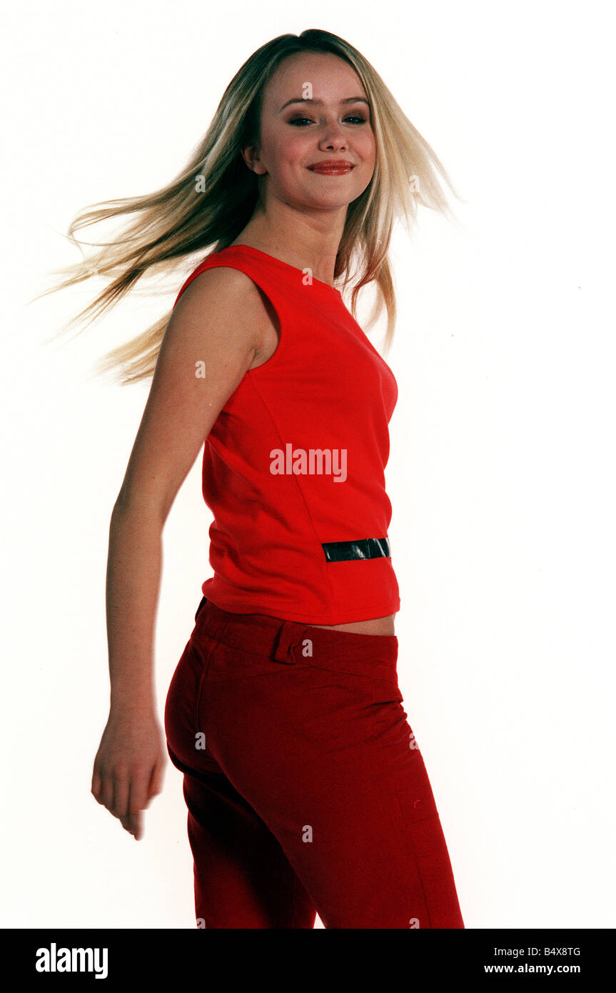 Emmerdale actress Sammy Winward February 2002 Stock Photo - Alamy