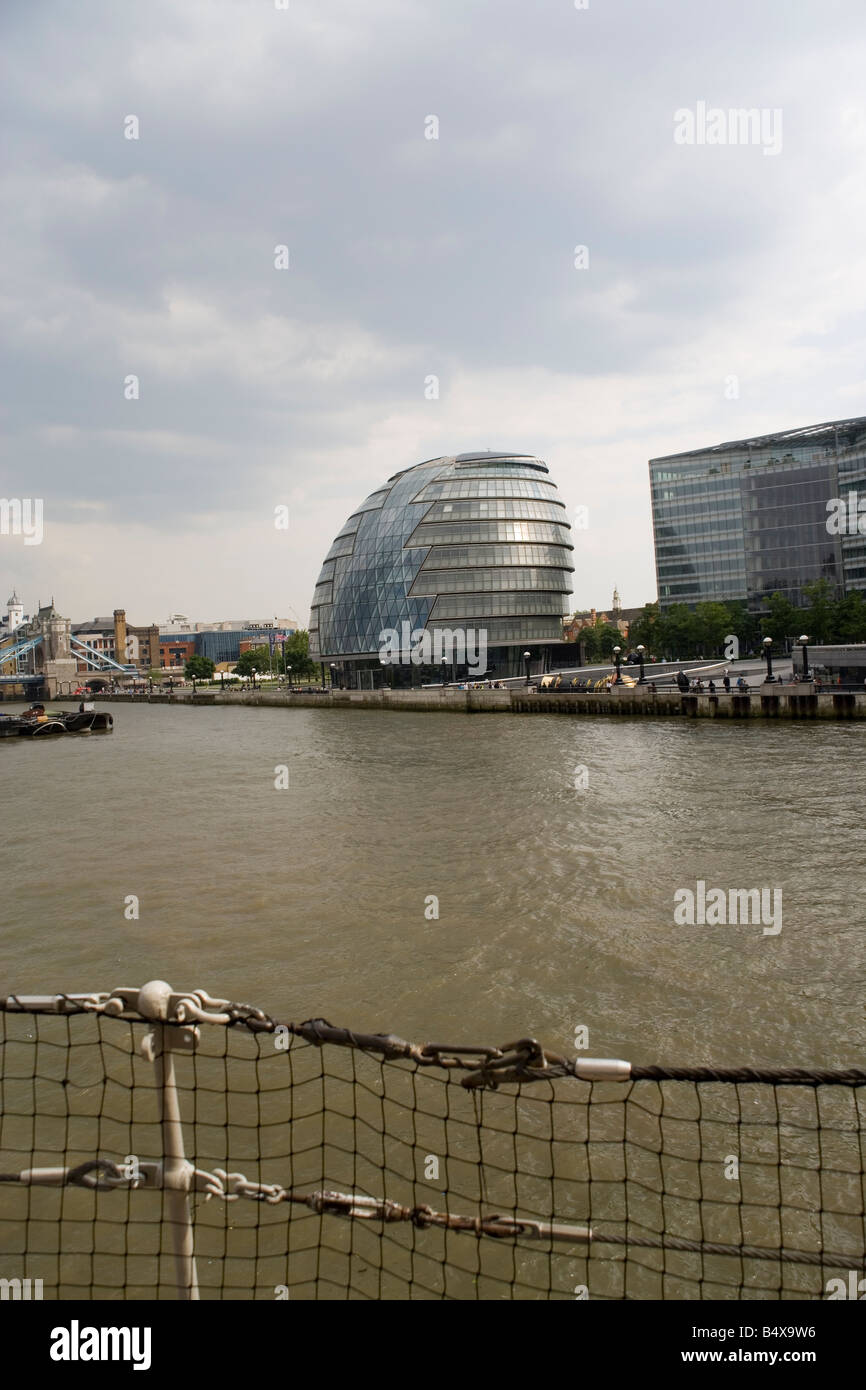 City Hall London Mayors Office and London Assembly Building from HMS ...