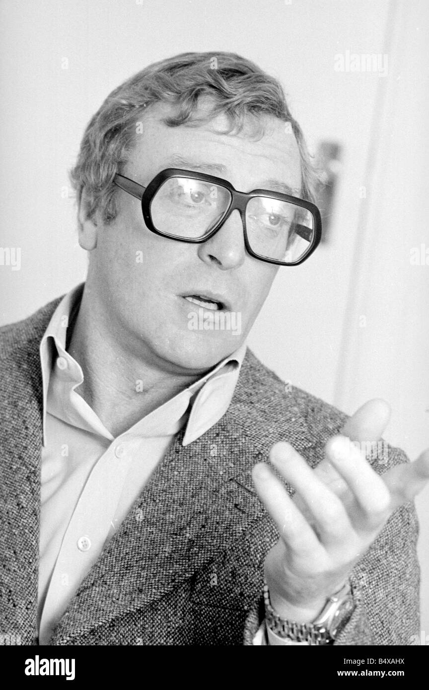 Actor Michael Caine seen here during an interview with the Reveille ... Actor Michael Caine seen here during an interview with the Reveille ...