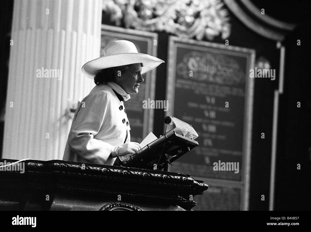Pulpit sermon Black and White Stock Photos & Images - Alamy