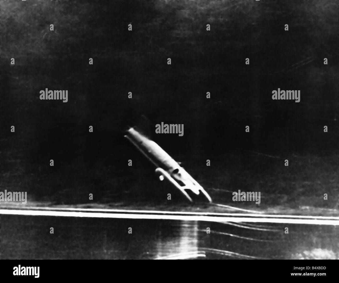 Donald Campbell World Land Water Speed Record crashing his boat in the ...