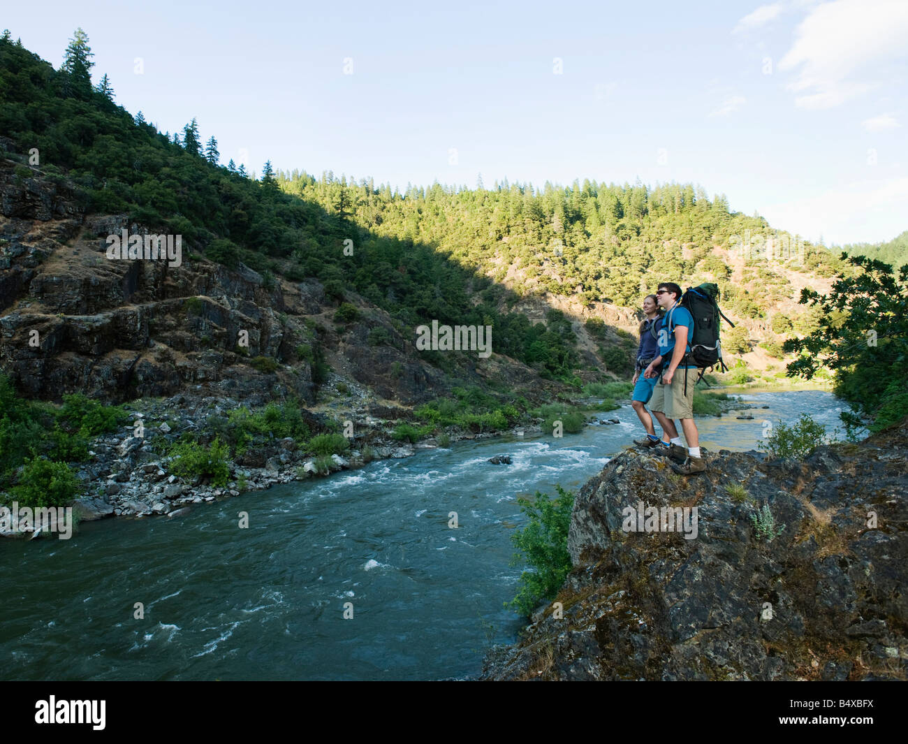 Two color river view hi-res stock photography and images - Alamy