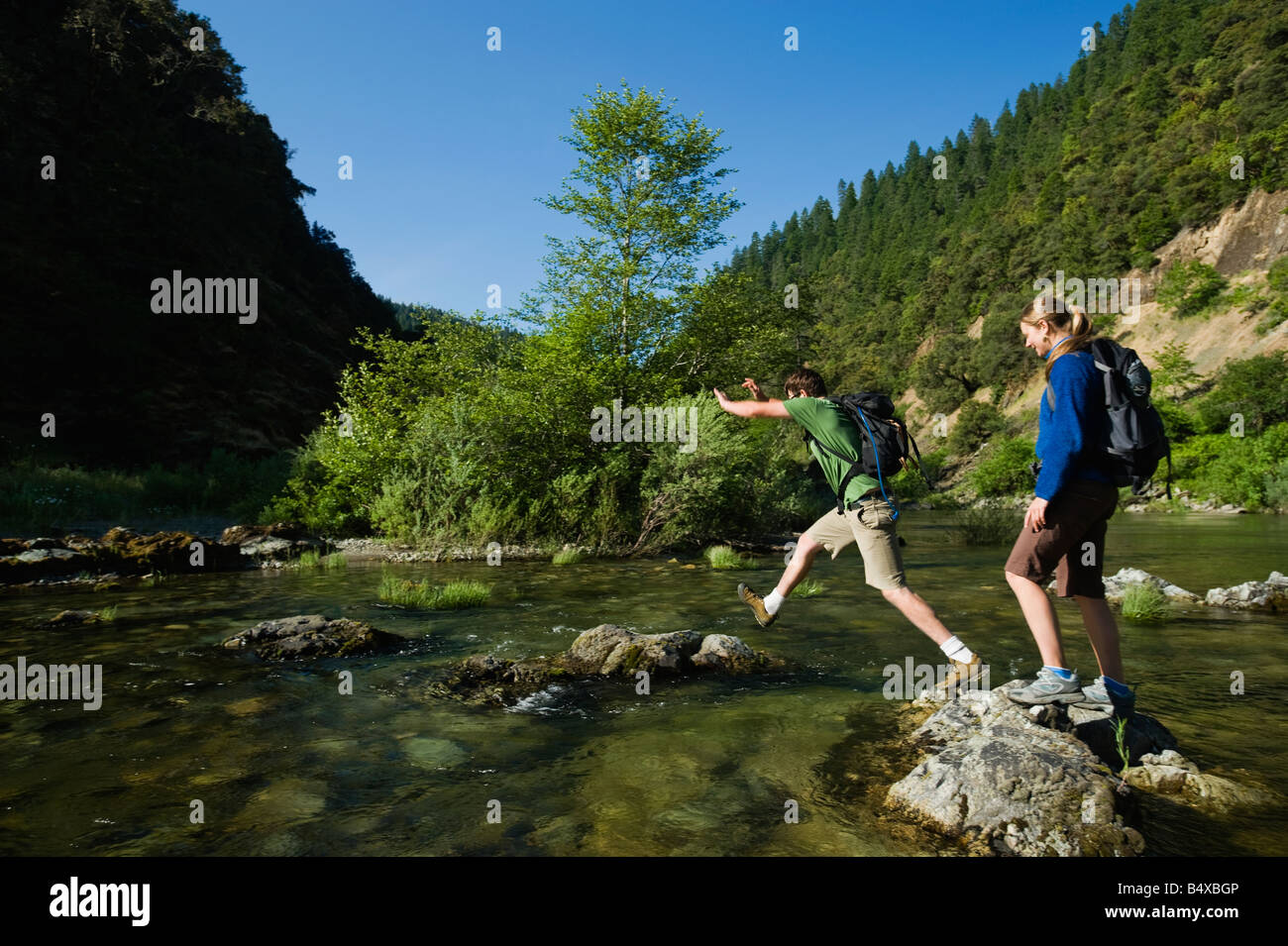 Young man walking jumping on hi-res stock photography and images - Alamy