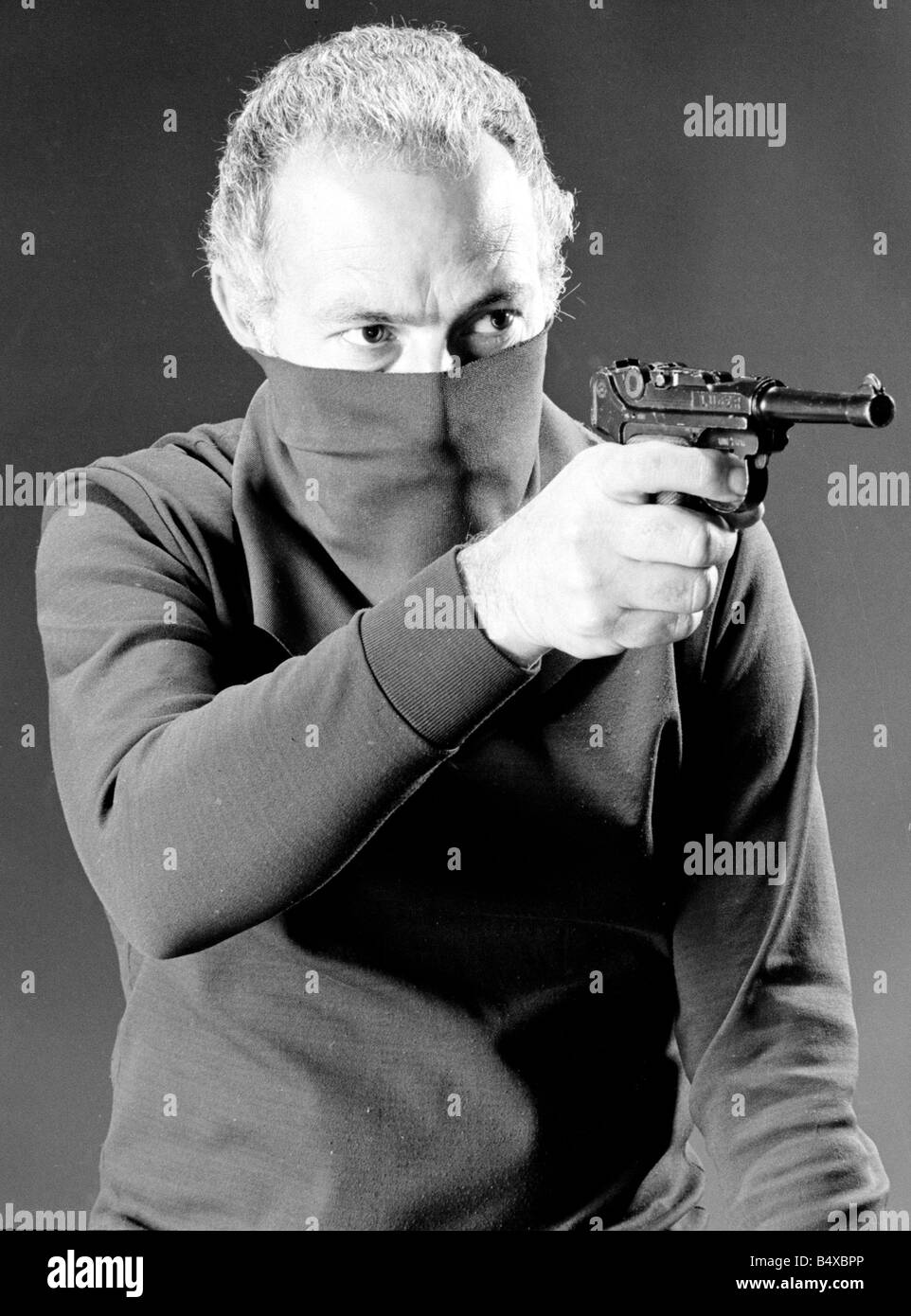 Gunman mask hi-res stock photography and images - Alamy