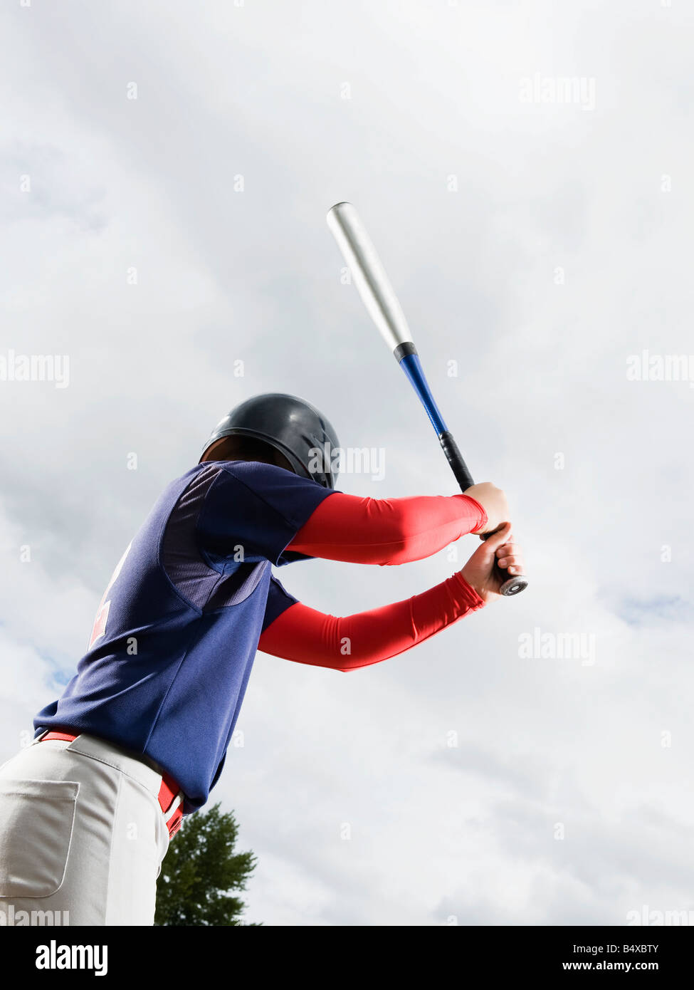 Baseball batter side view hi-res stock photography and images - Alamy