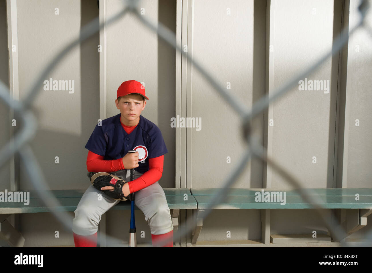 Benched child hi-res stock photography and images - Alamy