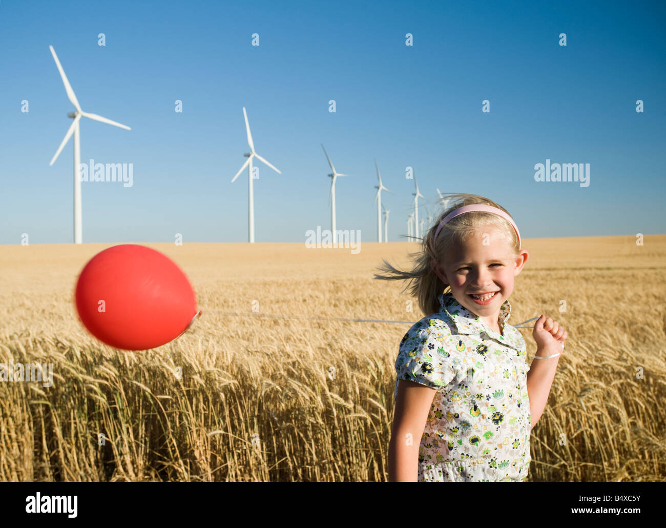 Balloon wind turbine hi-res stock photography and images - Alamy