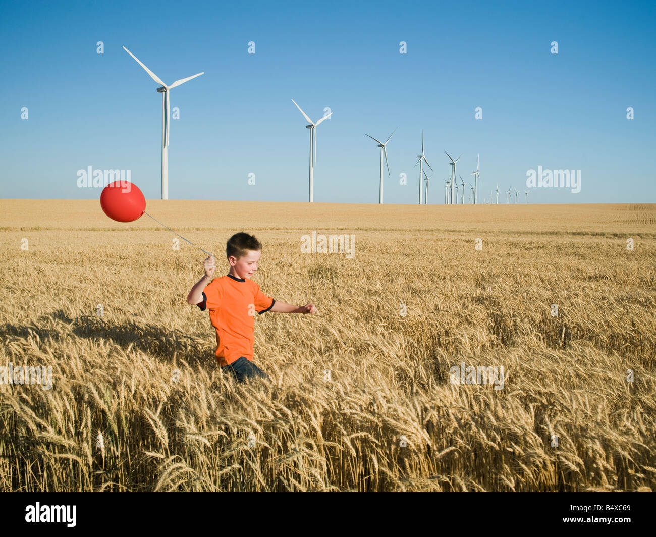 Balloon wind turbine hi-res stock photography and images - Alamy