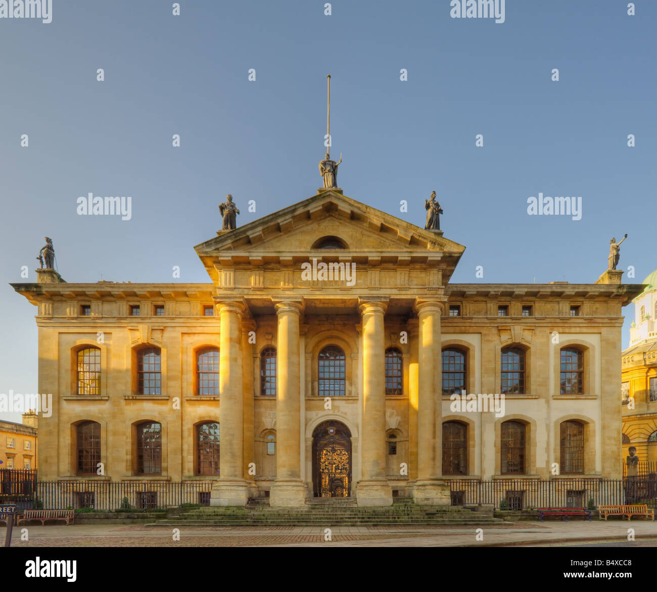 Clarendon Building, Broad Street, Oxford University, England, UK Stock ...