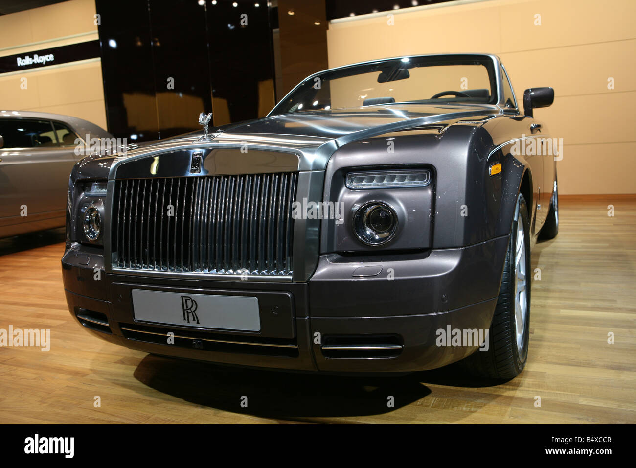 Rolls Royce motor car convertible Stock Photo - Alamy