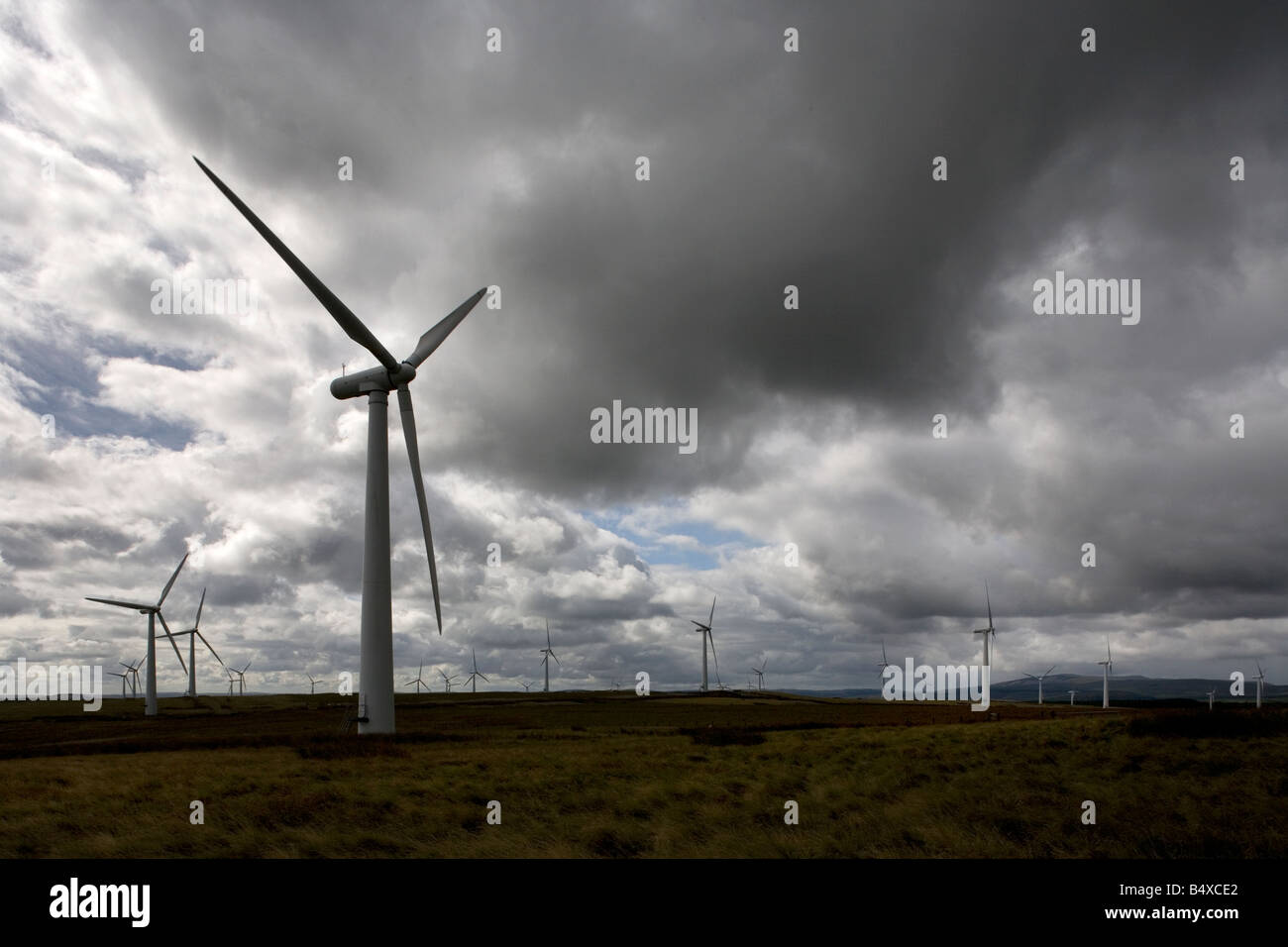 Carno wind farm hi-res stock photography and images - Alamy