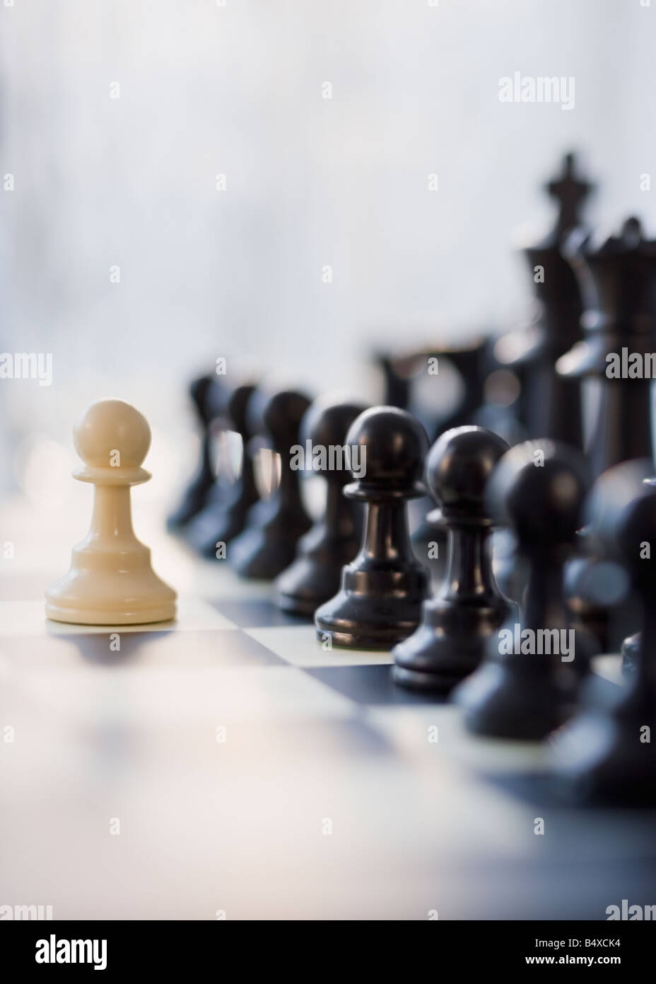 Close up of chess pieces Stock Photo - Alamy