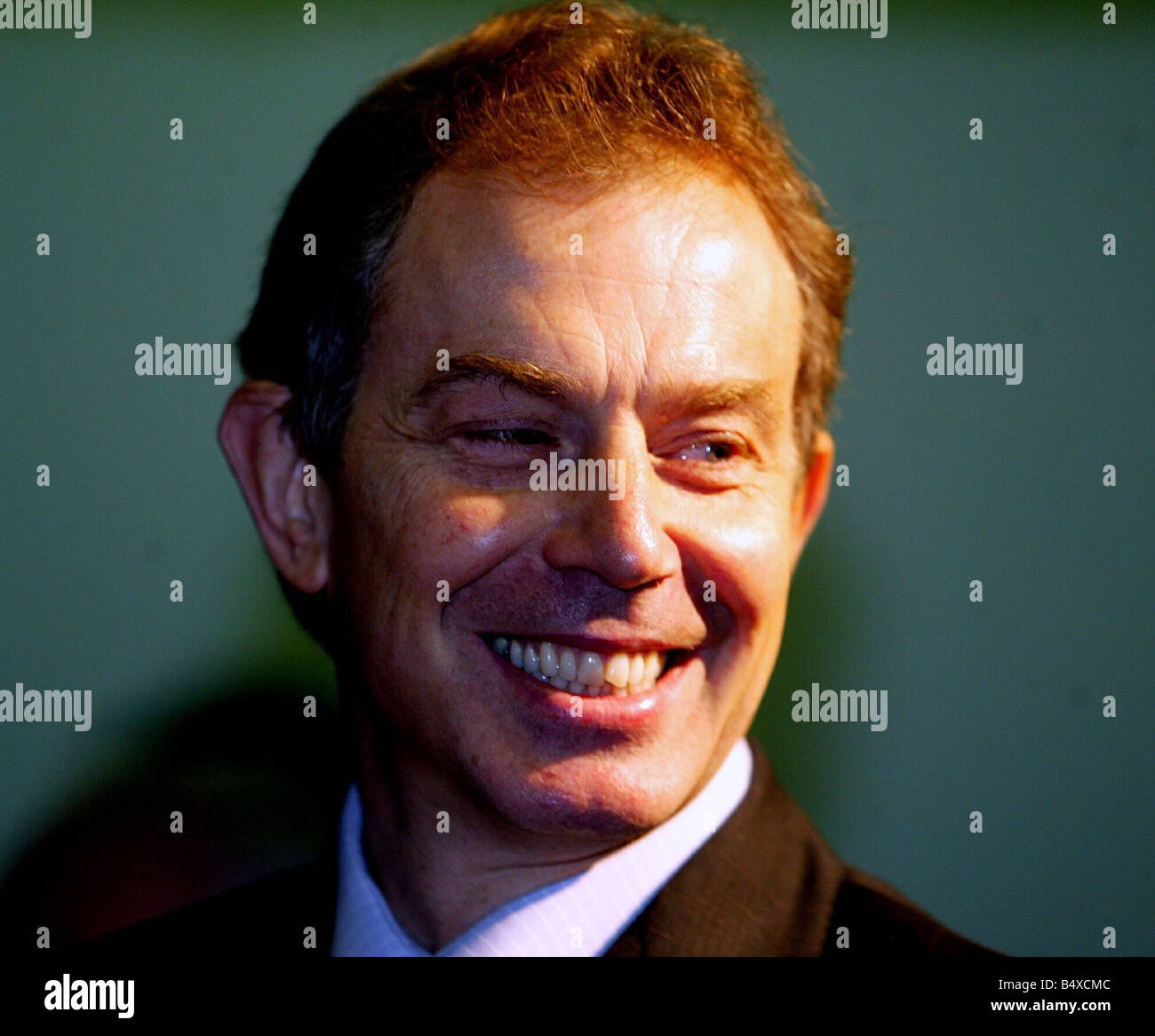 Prime Minister Tony Blair during a visit to Gosforth High School ...