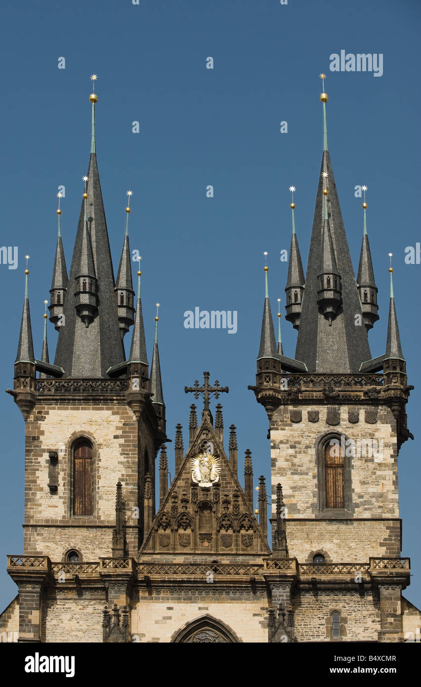 Ornate church spires Stock Photo - Alamy